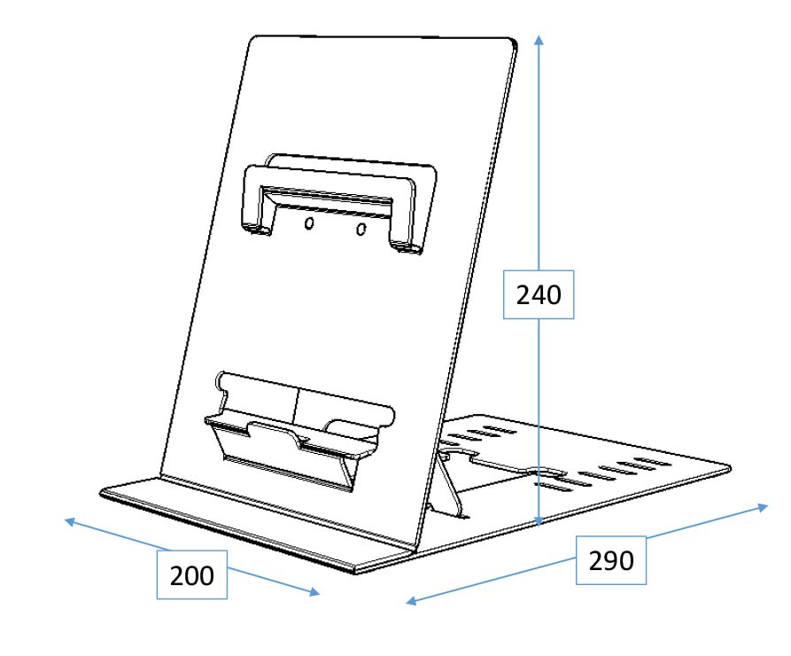 Ergo Ltd | Ultra-thin Folding Laptop Stand