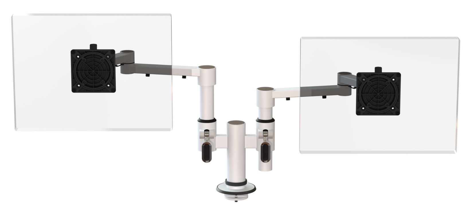 ショッピング最安価格 SpaceCo Dual SpaceArm Monitor Arm in Black SA02CC-Blk 並行輸入品 ...