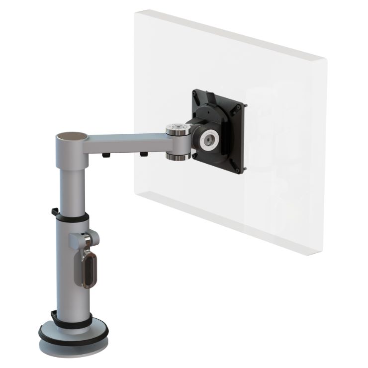 Ergo Ltd | Single beam arm with manual height adjustment