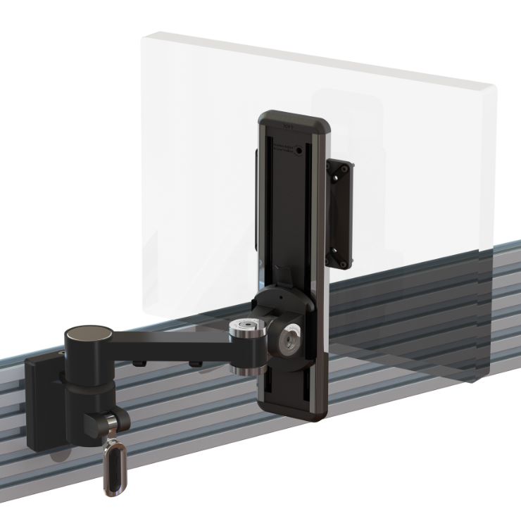 Ergo Ltd | Single beam monitor arm with front end ratchet adjustment ...