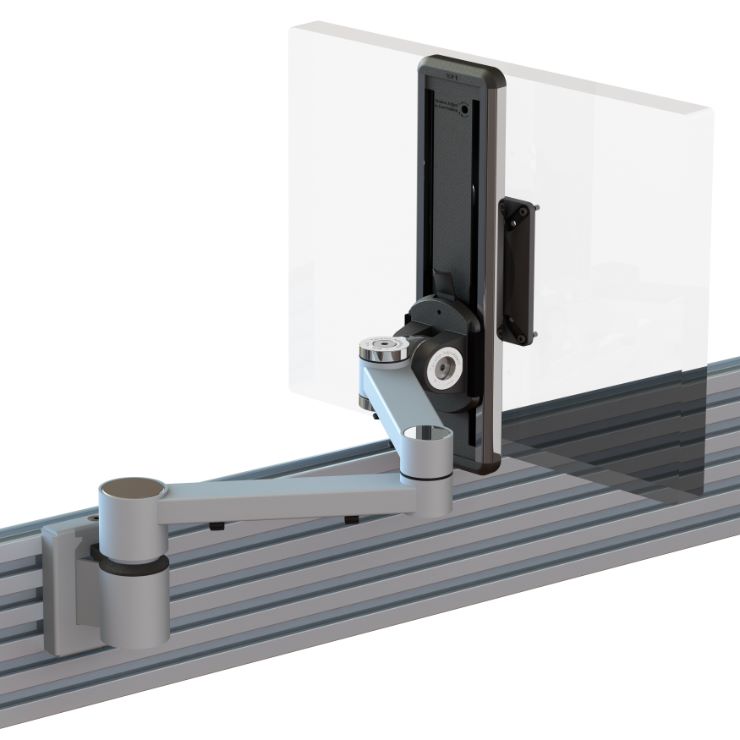 Ergo Ltd | Dual beam monitor arm with ratchet height adjustment and ...